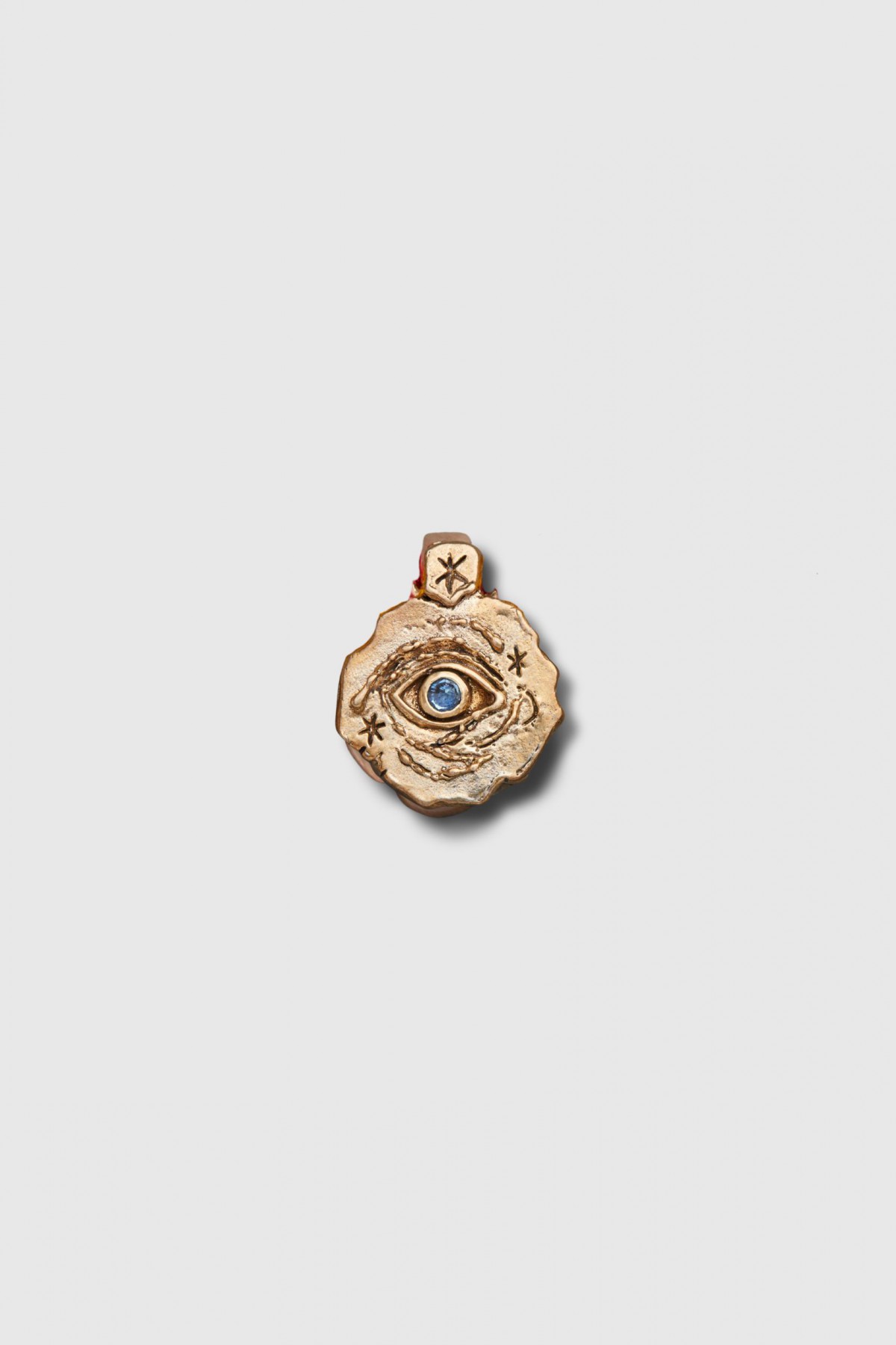 Mini Cosmic Eye Bronze Pendant